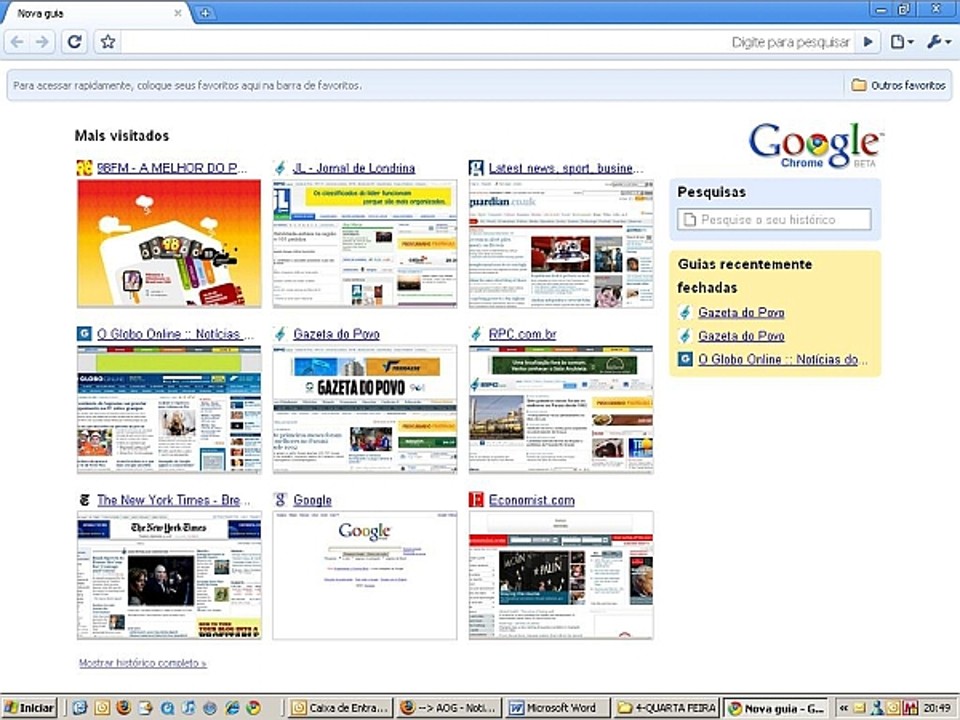 Navegador Chrome é nova arma do Google na briga com a Microsoft