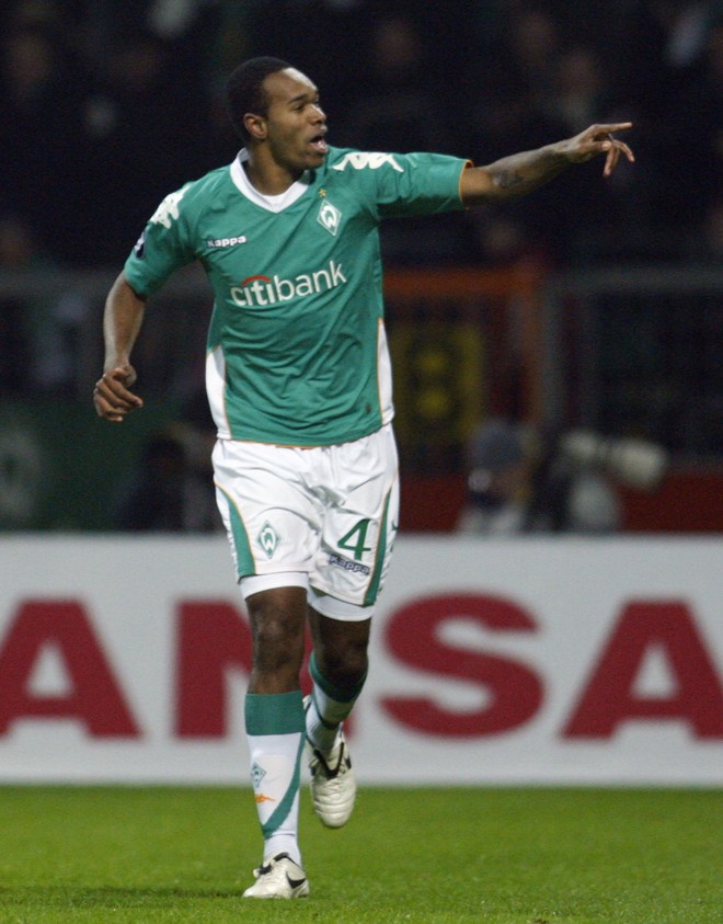 Naldo completa 200 jogos pelo Werder nesta quinta, pela Liga Europa