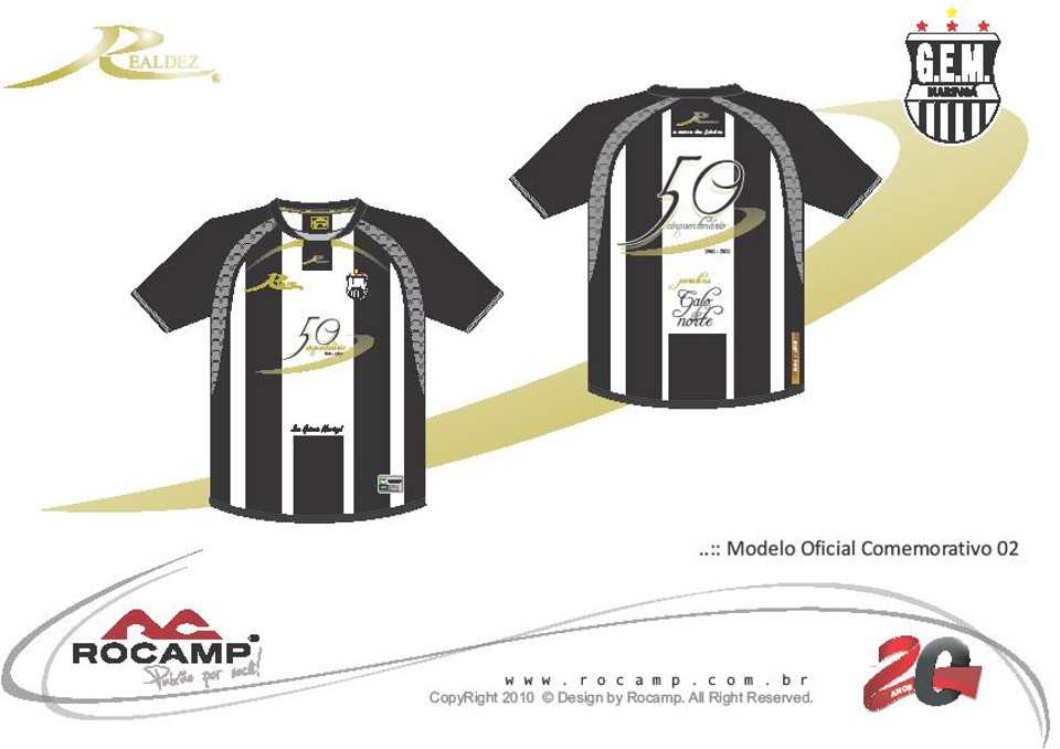 Grêmio Maringá vai lançar camisa comemorativa de 50 anos