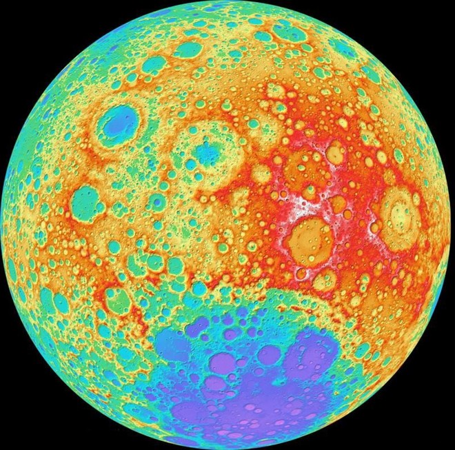 Nasa apresenta mapa topográfico da Lua em alta resolução