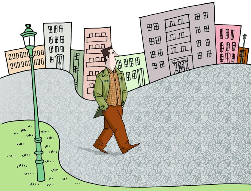 As calçadas por onde Woody Allen anda