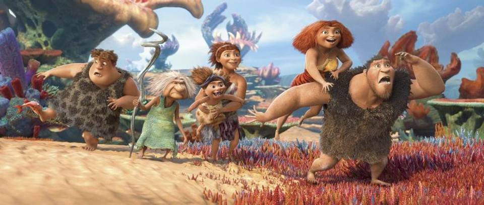 Croods faz humor com personagens da pré-história