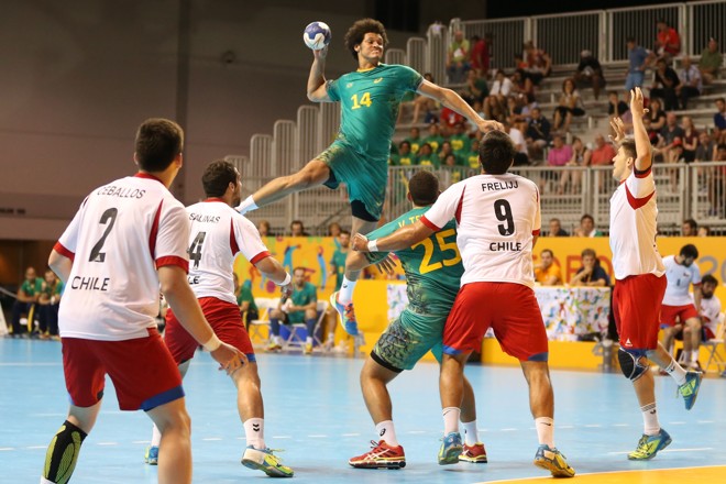 Seleção masculina de handebol bate Chile e vai à 7ª final seguida no Pan