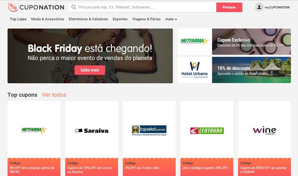 Conheça cinco sites que oferecem cupons de desconto para e-commerce