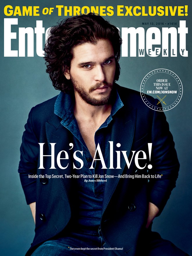 Revista americana entrega: Jon Snow está vivo!