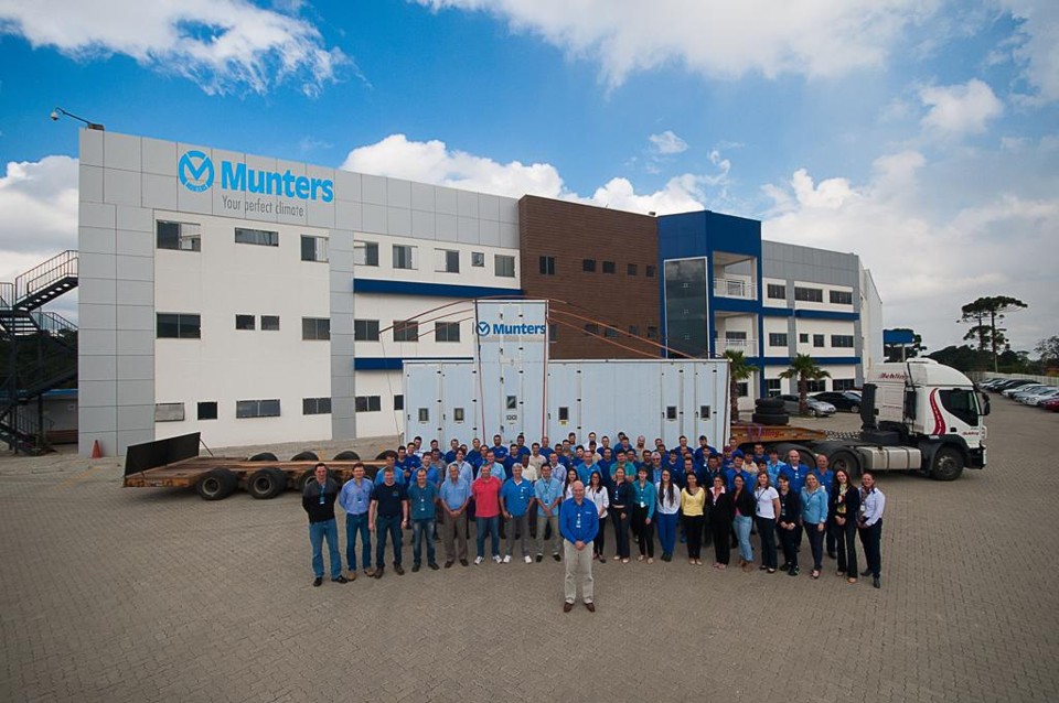 Nível de engajamento de colaboradores da Munters no Paraná é acima da média
