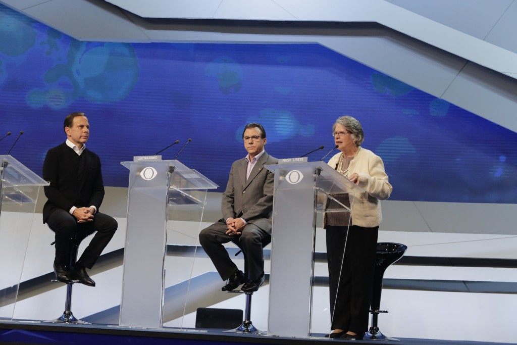 Debate Band São Paulo: Doria é principal alvo de adversários
