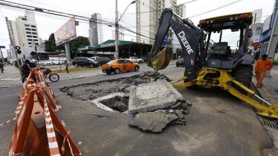 Buraco na Westphalen é alvo de licitação especial da prefeitura