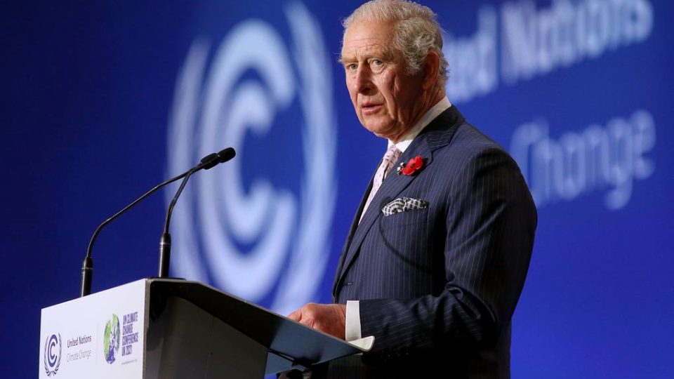 Príncipe Charles pede mundo "em pé de guerra" diante da crise climática