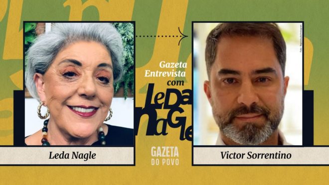 Leda Nagle entrevista o médico Victor Sorrentino na Gazeta do Povo