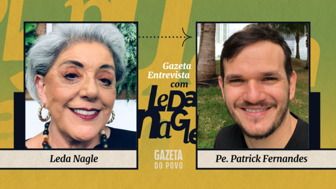 Leda Nagle entrevista padre Patrick Fernandes na Gazeta do Povo