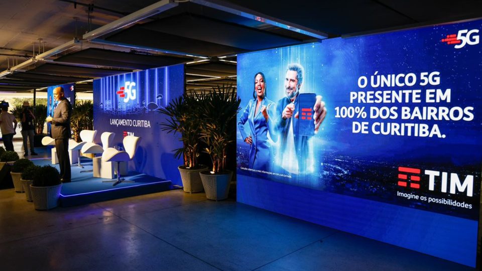 Confira onde o 5G da TIM está disponível em Curitiba a partir desta terça