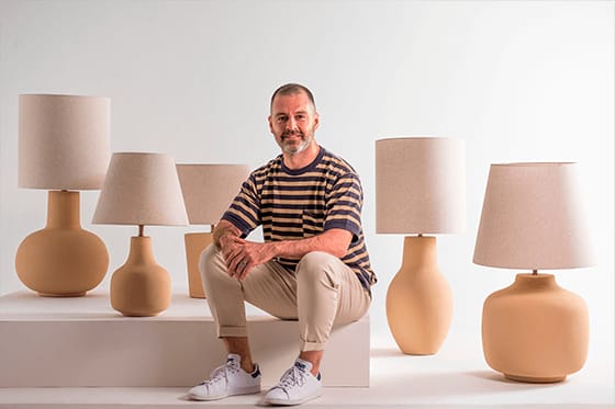 Maurício Arruda lança coleção de abajures inspirada em praias