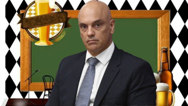 No boteco com Alexandre de Moraes