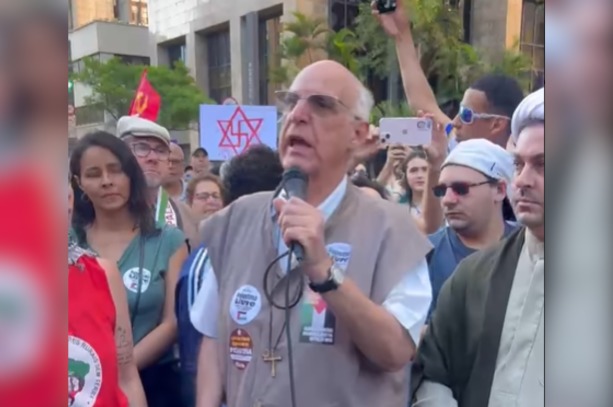 Pe. Lancellotti chama Israel de "Estado assassino" em evento pró-Hamas