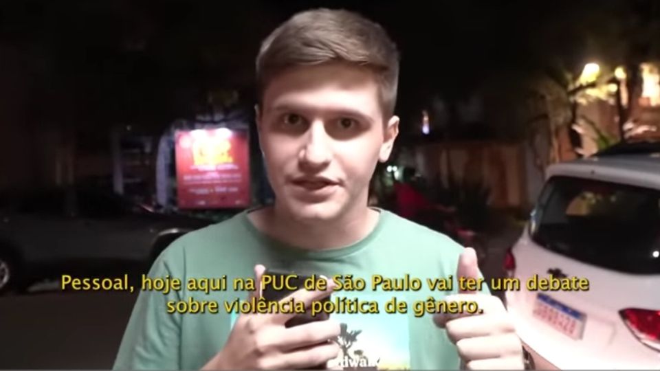 Membro do Novo vira réu por filmar evento com Manuela d’Ávila