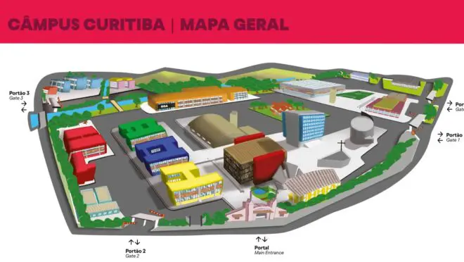 Incêndio de grandes proporções atinge câmpus da PUC no Paraná