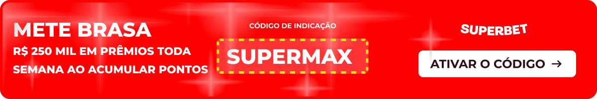 Código de Indicação Superbet 2025: Use SUPERMAX