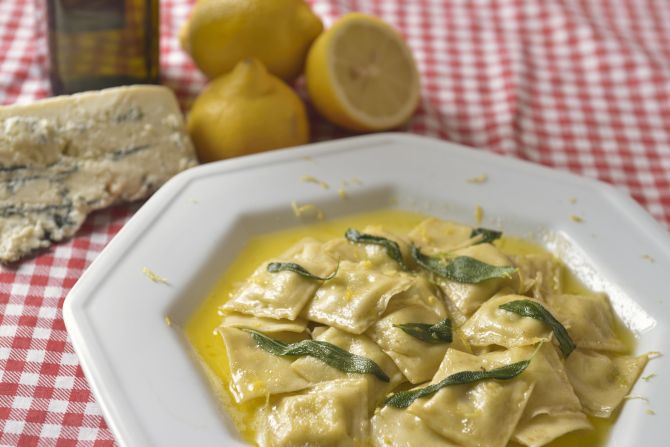 Receita de ravióli de ricota