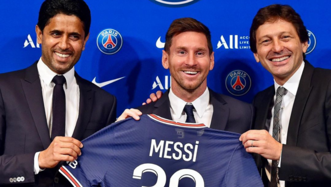 Michael Jordan lucra R$ 37 milhões com chegada de Messi ao PSG
