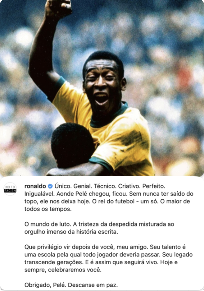 O mundo chora a morte de Pelé; veja quem prestou condolências