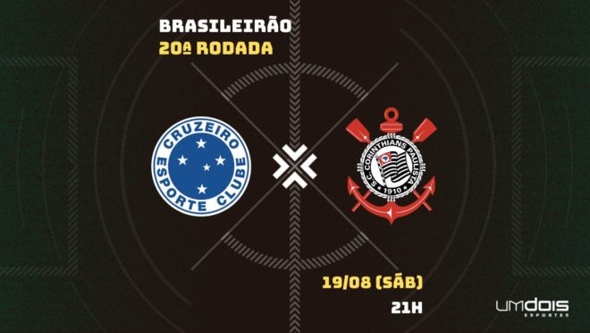 Cruzeiro x Corinthians: onde assistir, horário, escalações e arbitragem